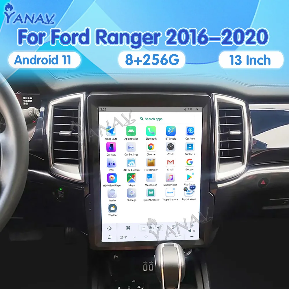 Radio-de-coche-256G-para-Ford-Ranger-2016-2020-navegaci-n-GPS ...