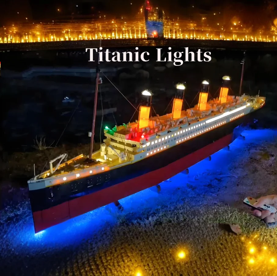 LED-Light-Set-For-Creative-10294-Titanic-Royal-Cruise-Boat-Classic-Movie-Ship-Model-Collectible ...