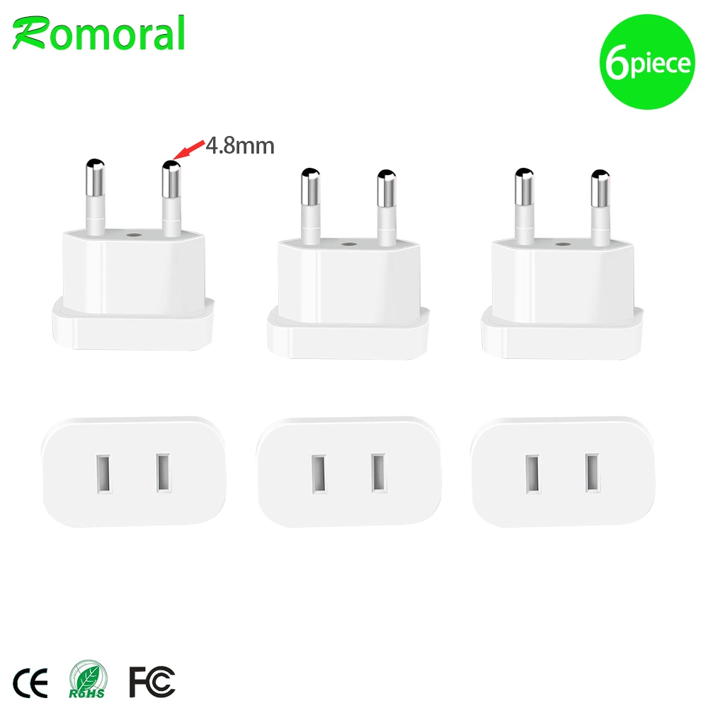 Adapter Travel Europe | Europe Travel Power Adapt | Europe Us Wall ...