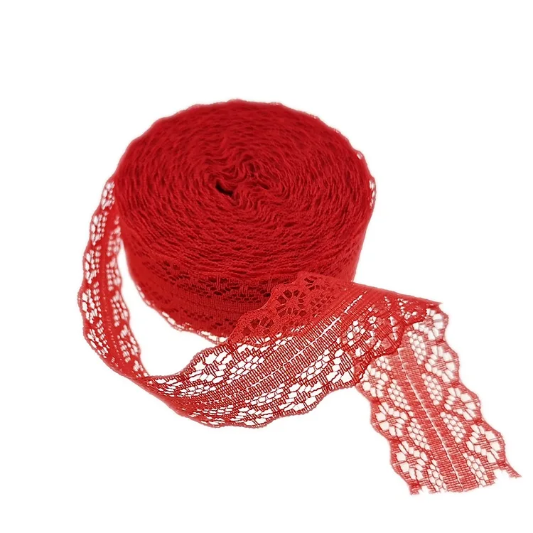 Red Lace Ribbon Png