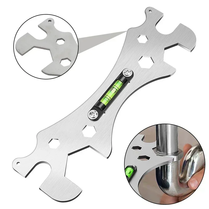 Bathroom-Wrench-Tools-Level-Shower-Faucet-Installation-Multifunctional ...