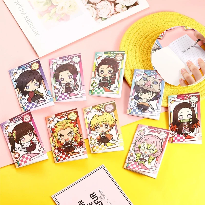 Anime Demon Slayer Mini Notebook Cosplay Kamado Tanjirou Kamado Nezuko ...