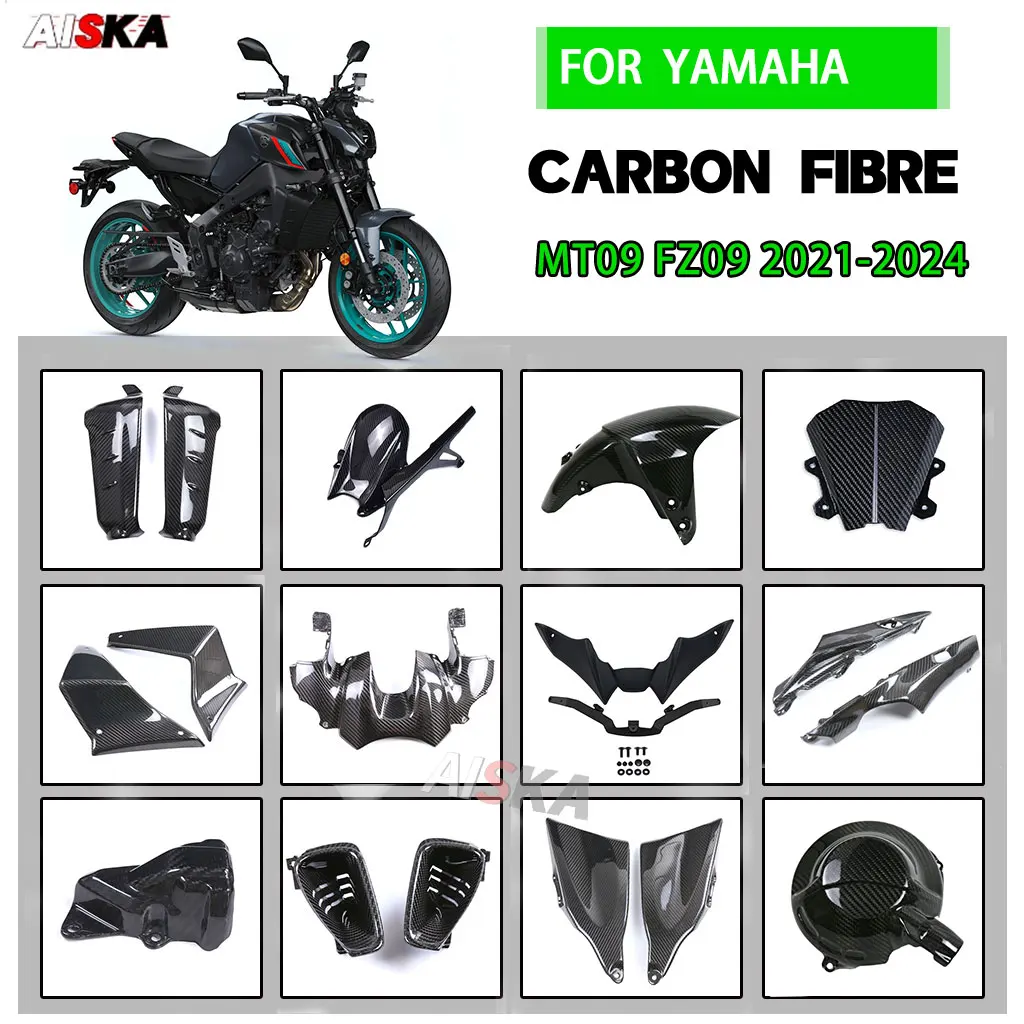 For-YAMAHA-MT09-FZ09-2021-2022-2023-Motorcycle-Accessories-Carbon-Fiber ...