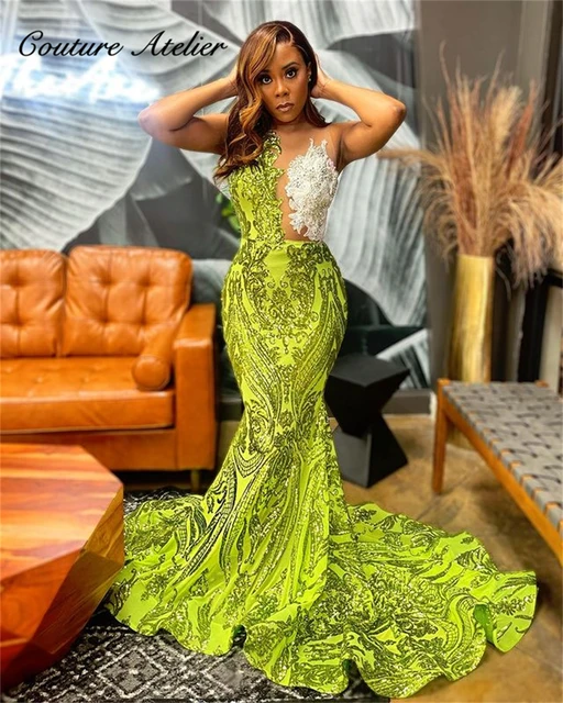 Light Green Lace Dress