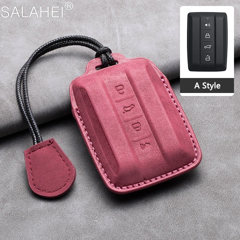 Suede-Leather-Car-Key-Case-Cover-Fob-For-2021-Tank-300-Tank-500-Keyless ...