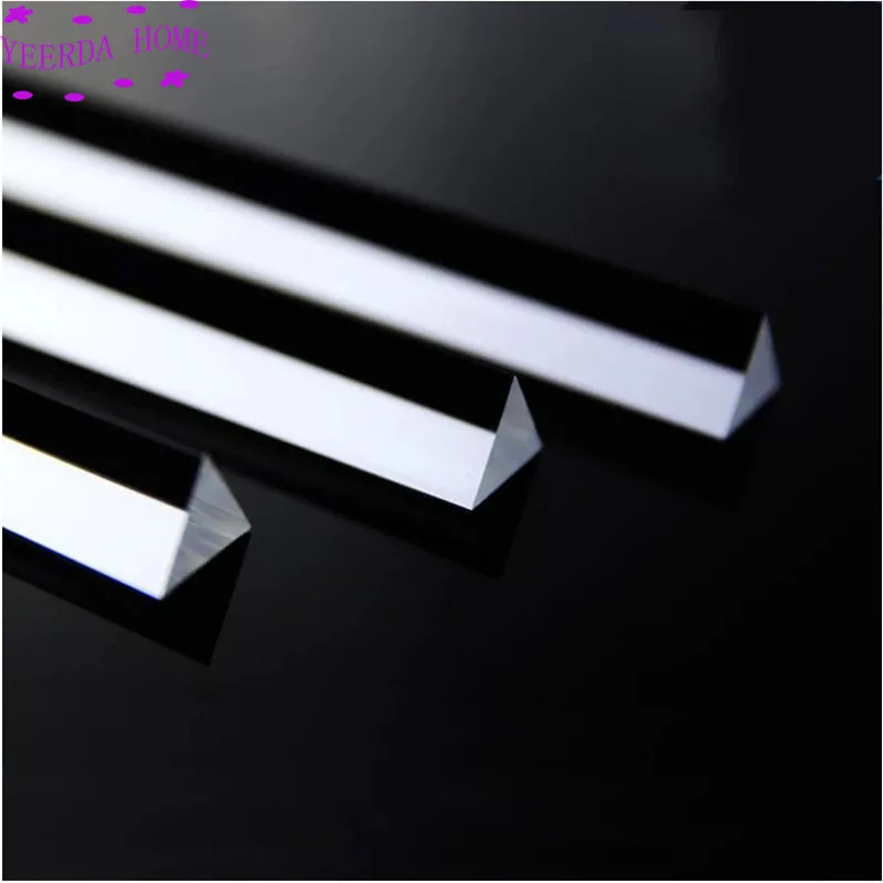 All-size-Acrylic-triangle-bar-strip-solid-wand-transparent-plexiglass ...