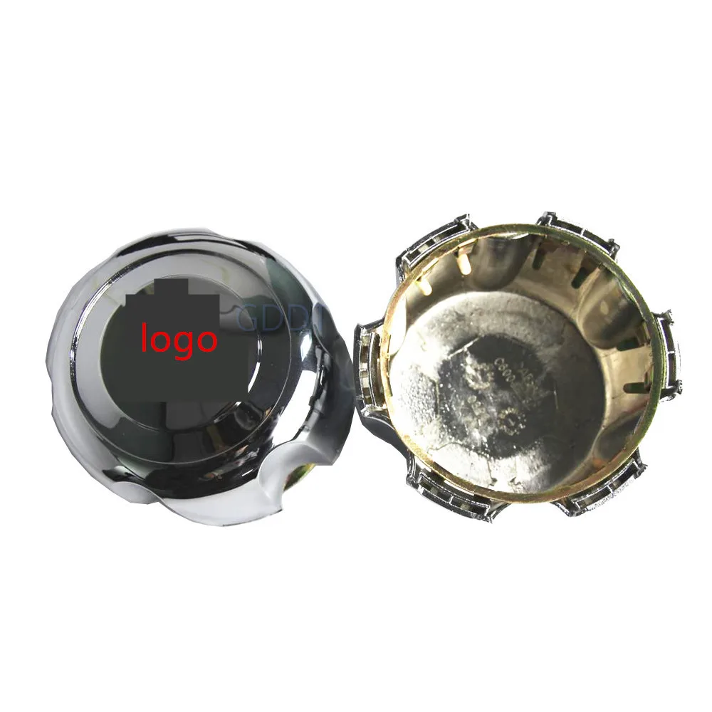 Tapas-de-centro-de-rueda-cromadas-con-soporte-para-Pajero-cubierta-de ...