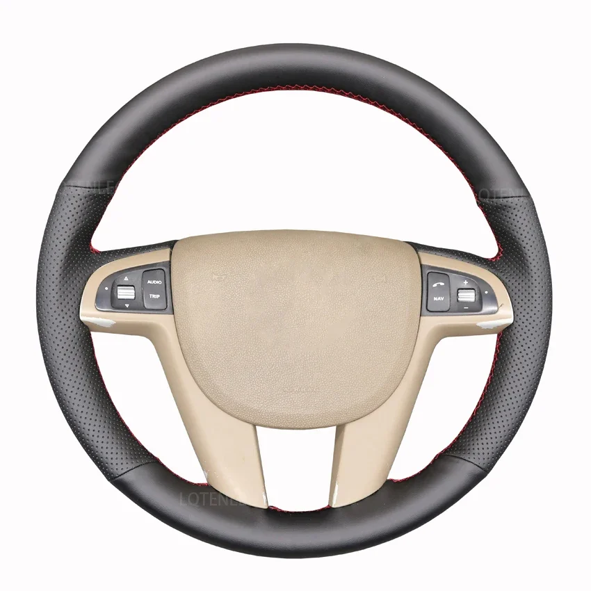 Black-Artificial-Leather-Steering-Wheel-Cover-For-Holden-Commodore ...