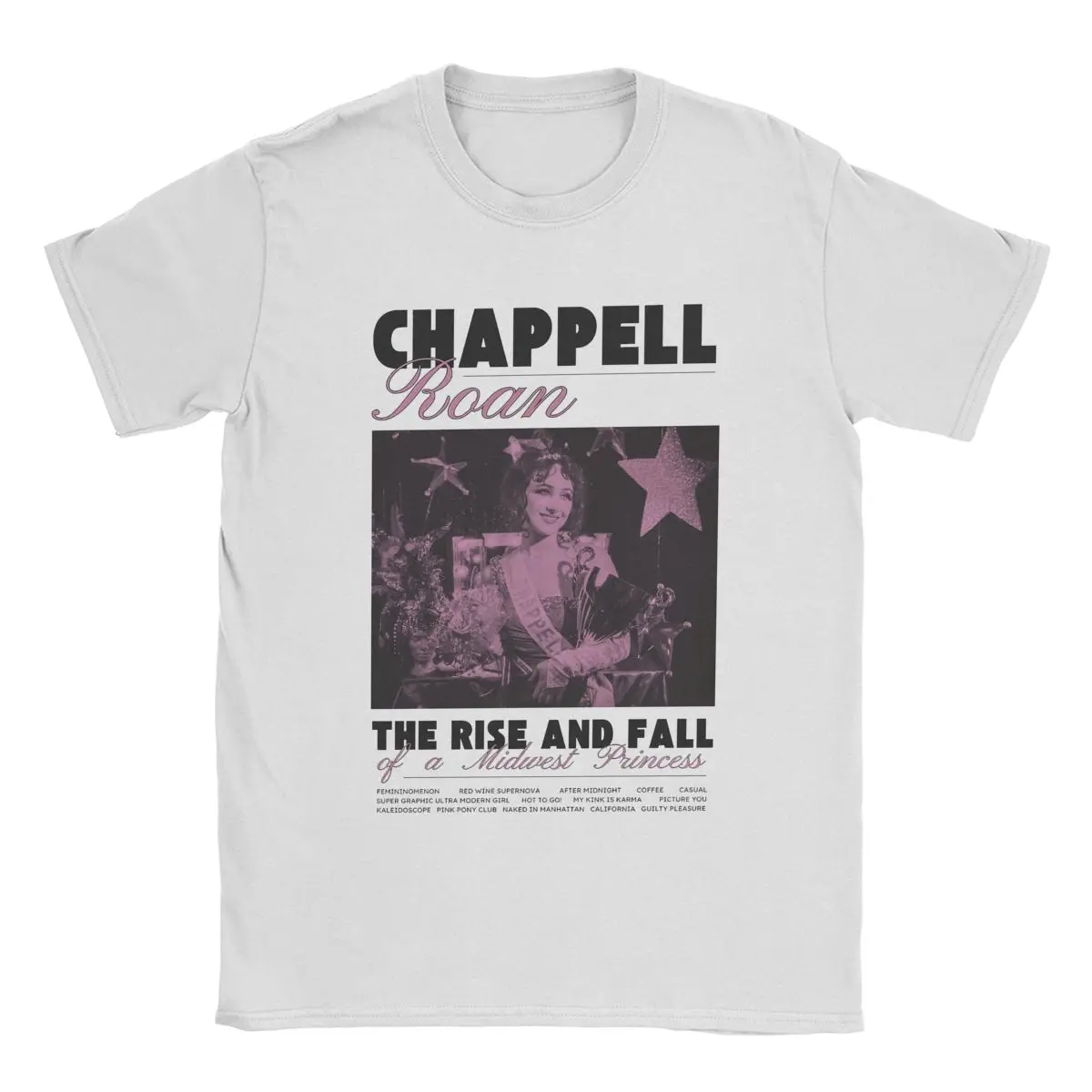 Chappell-Roan-Midwest-Princess-T-Shirts-Cotton-T-Shirt-Men-Women-Hip ...
