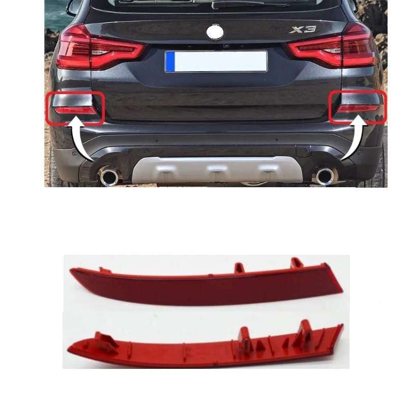 Rear-bumper-reflective-strip-For-BMW-X3-G08-OEM-63147419927-63147419928 ...