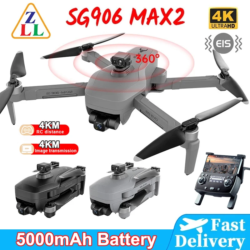 SG906 MAX2 Professional Drones 360 Laser Obstacle Avoidance 4K Camera ...