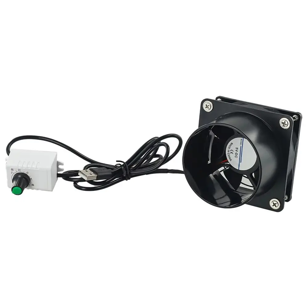 Simple Mini Air Blower1Pcs Adjustable Speed USB Exhaust Fan with Pipe ...