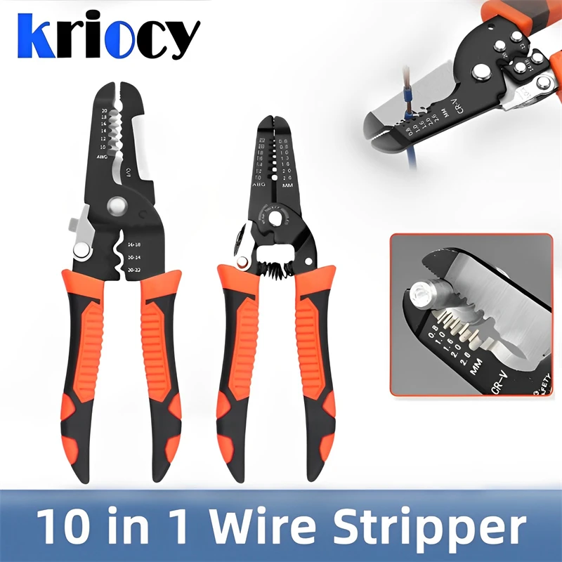185mm-Stripping-Crimping-Pliers-Wire-Stripper-Multi-Functional-Ring ...