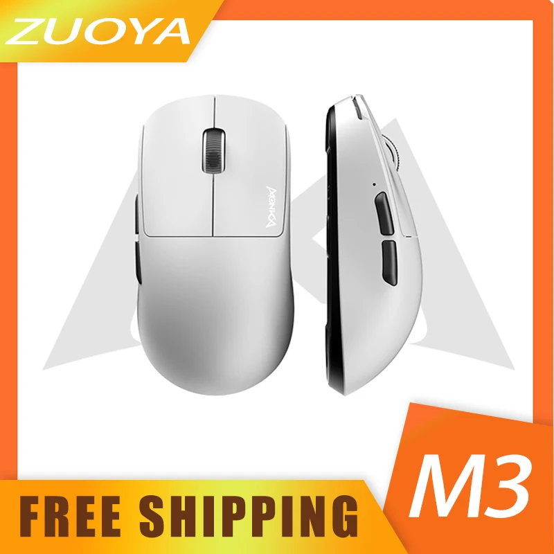 Monka-M3-Mouse-Wireless-Three-Mode-Paw-3395-4k-E-Sports-Mouse-Customize ...