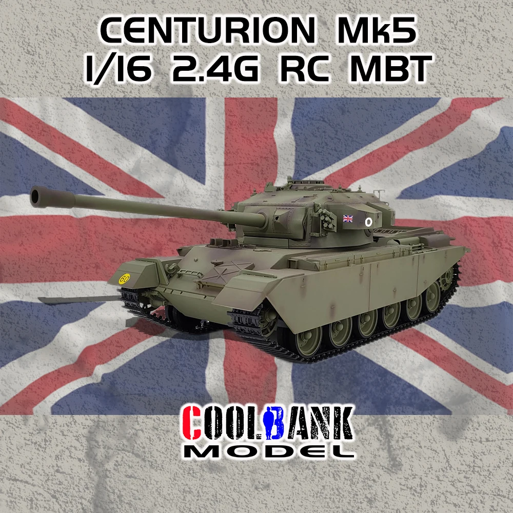 2.4Ghz 1/16 RTR RC Tank Centurion MK.V MBT emote control vehicle ...
