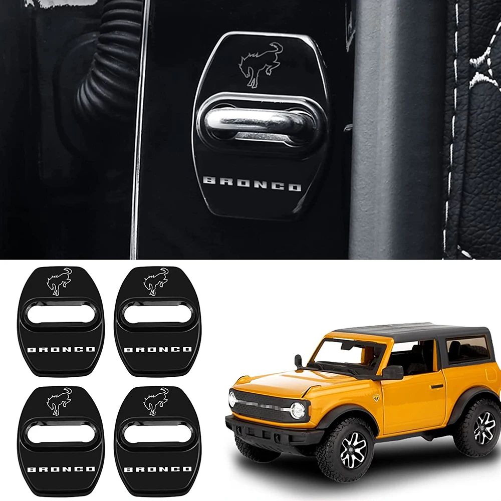 For Ford Bronco 2022 2021 4pcs Door Lock Cover Protector Latches Door ...