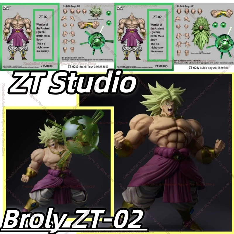 Figura de Acción ZT Studio Dragon Ball SHF, Guerrero Antiguo Broly ...