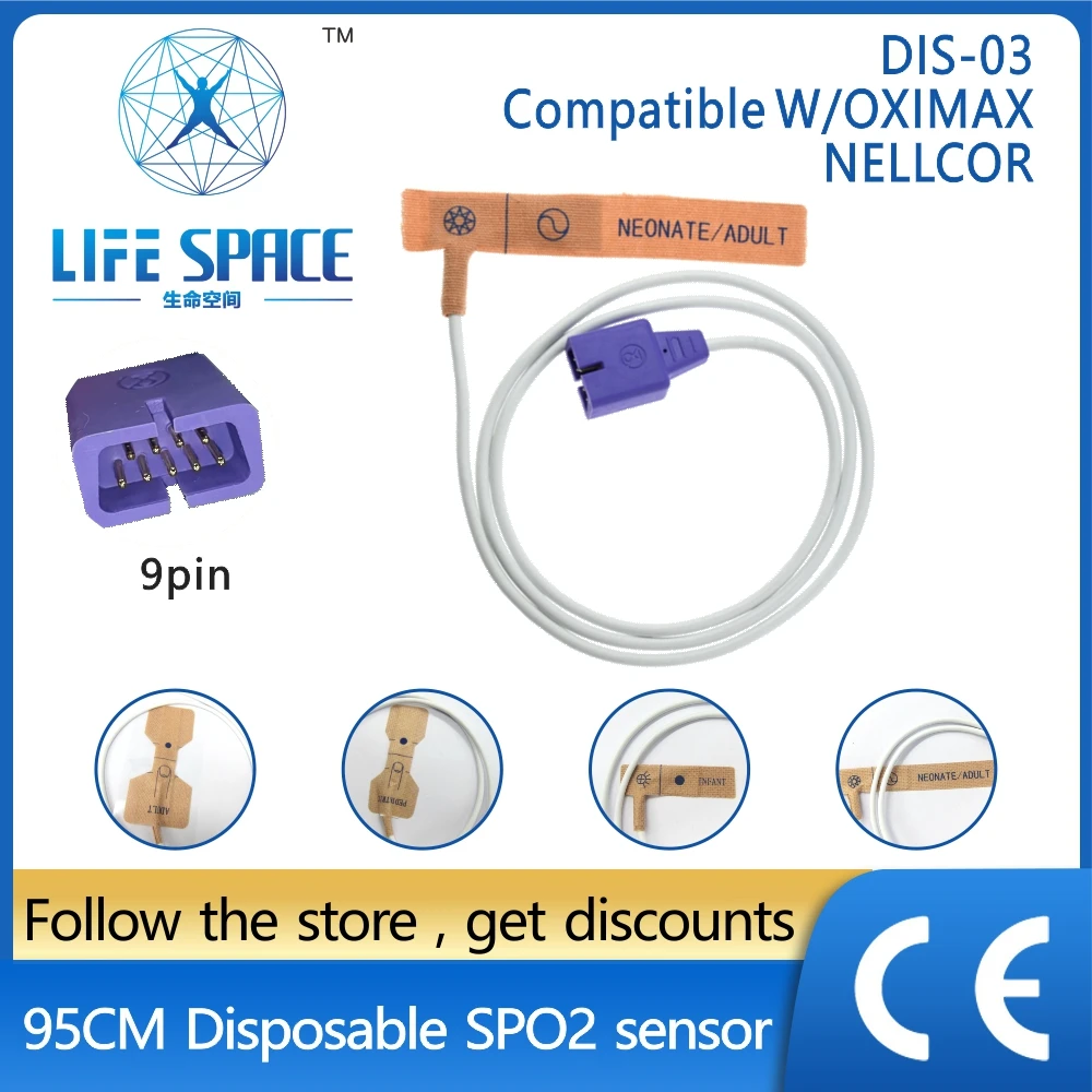Wholesale-Disposable-Blood-Oxygen-Probe-Spo2-Sensor-Bandage-Adult ...