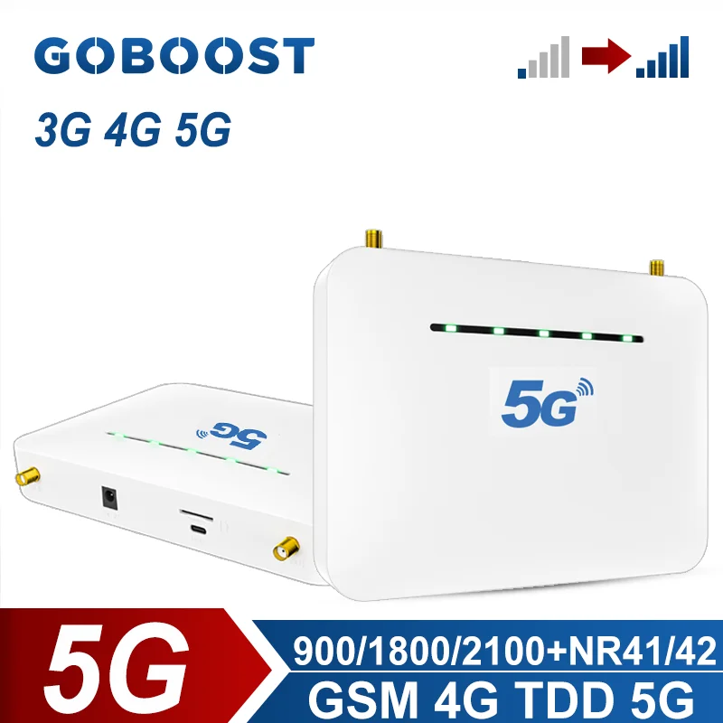 GOBOOST 5G TDD Cellular Amplifier 4G 3G NR41 Or NR42 Signal Booster and ...