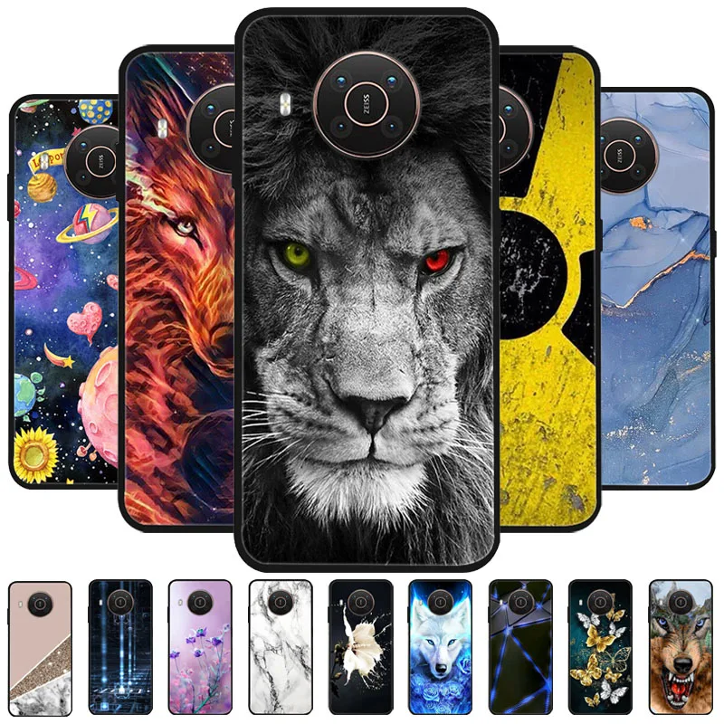 For-Nokia-X20-X10-Case-Animals-Silicone-Soft-TPU-Back-Cover-Case-for ...