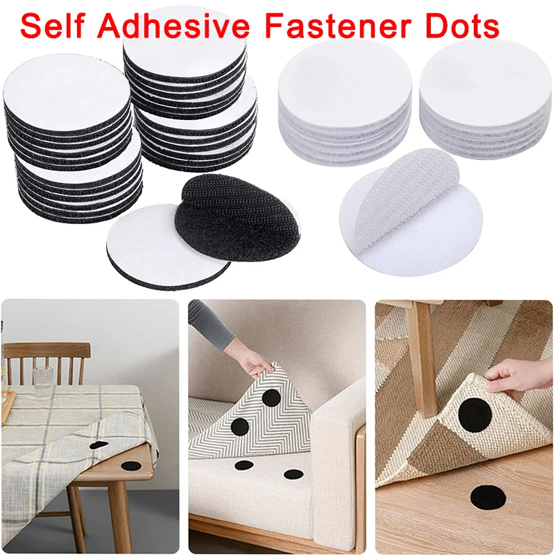 Adhesive Fastener Tape Dots Hook | Hook Loop Tape Self Fastener - 5 ...