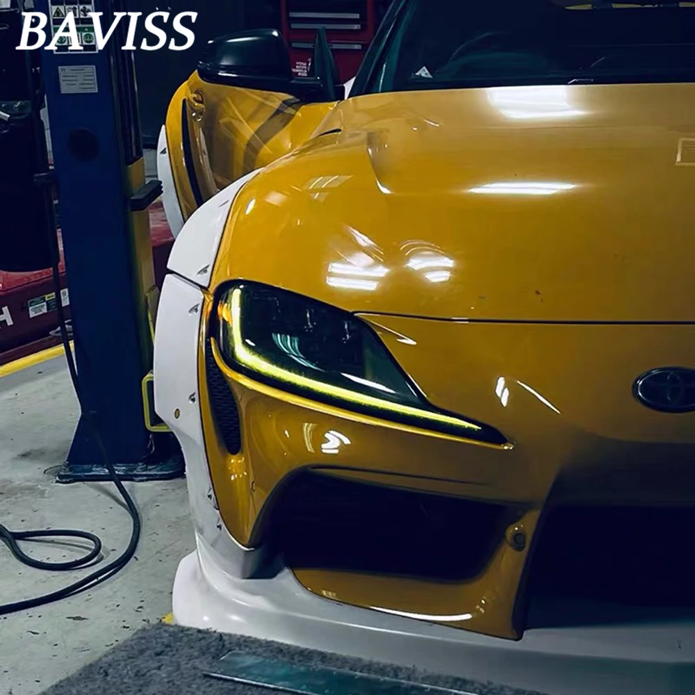 for-Toyota-GR-Supra-A90-A91-CSL-Yellow-DRL-RGBW-multicolor-LED-boards ...