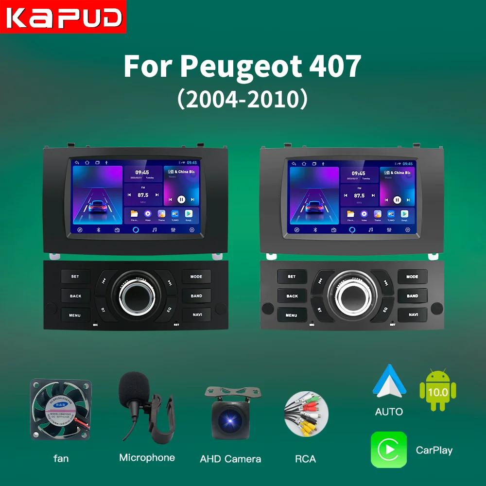 Kapud-7-Android-Car-Multimedia-Radio-Player-GPS-For-Peugeot-407-2004 ...