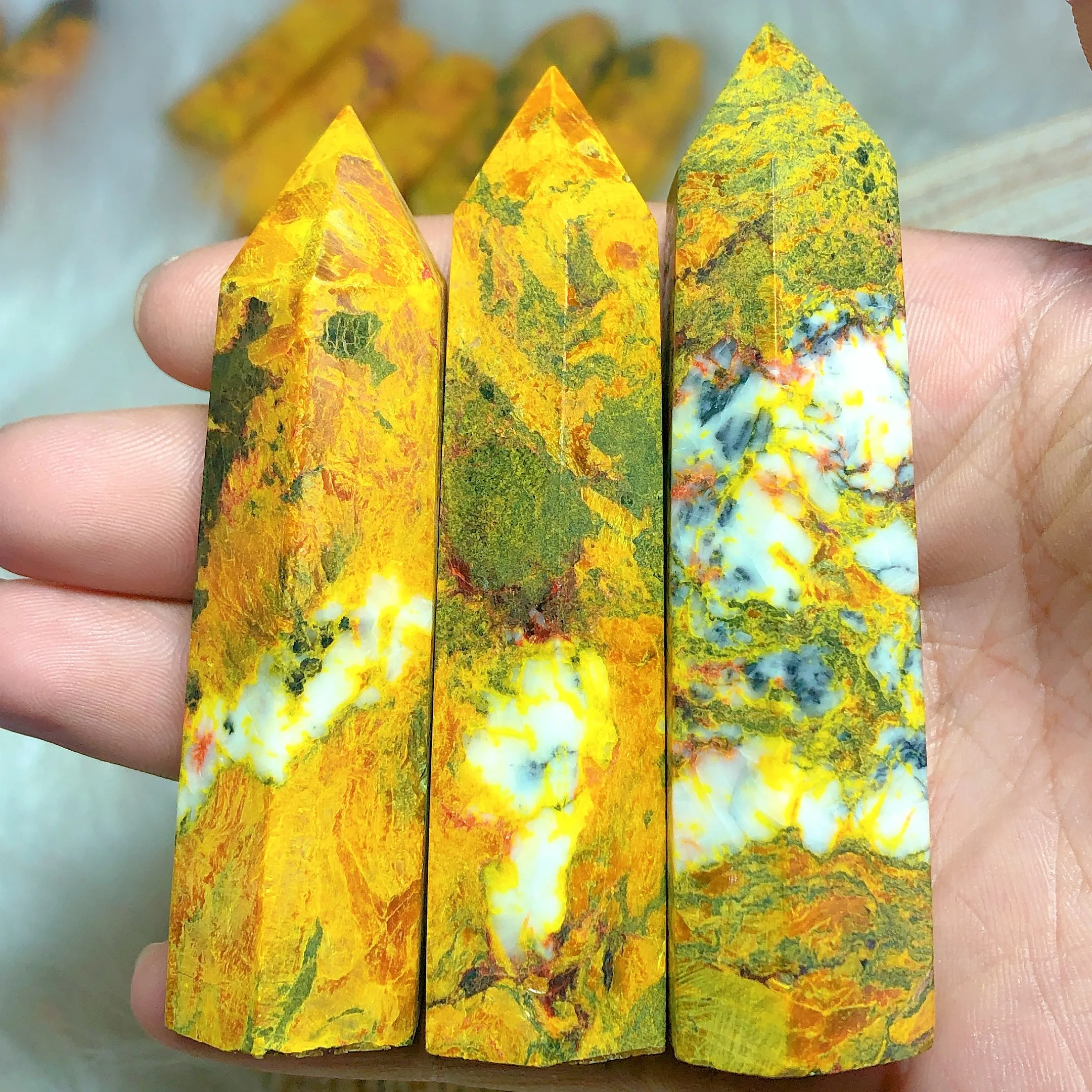 High-Quality-Natural-Crystals-Realgar-Tower-Stone-Jewelry-Healing-Desk ...