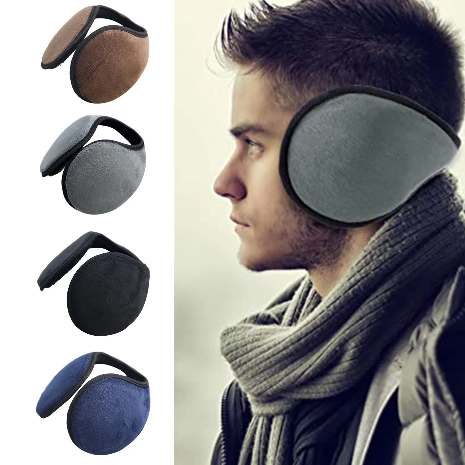 Thermal Ear Covers Winter Ear Men & Women - Adjustable Ear Protection ...