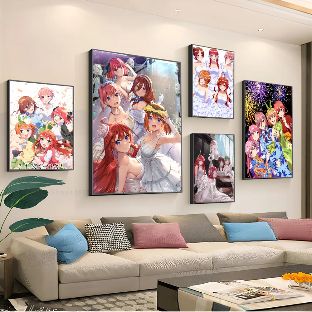 1pc-The-Quintessential-Quintuplets-Anime-Poster-Stickers-Art-Wall ...