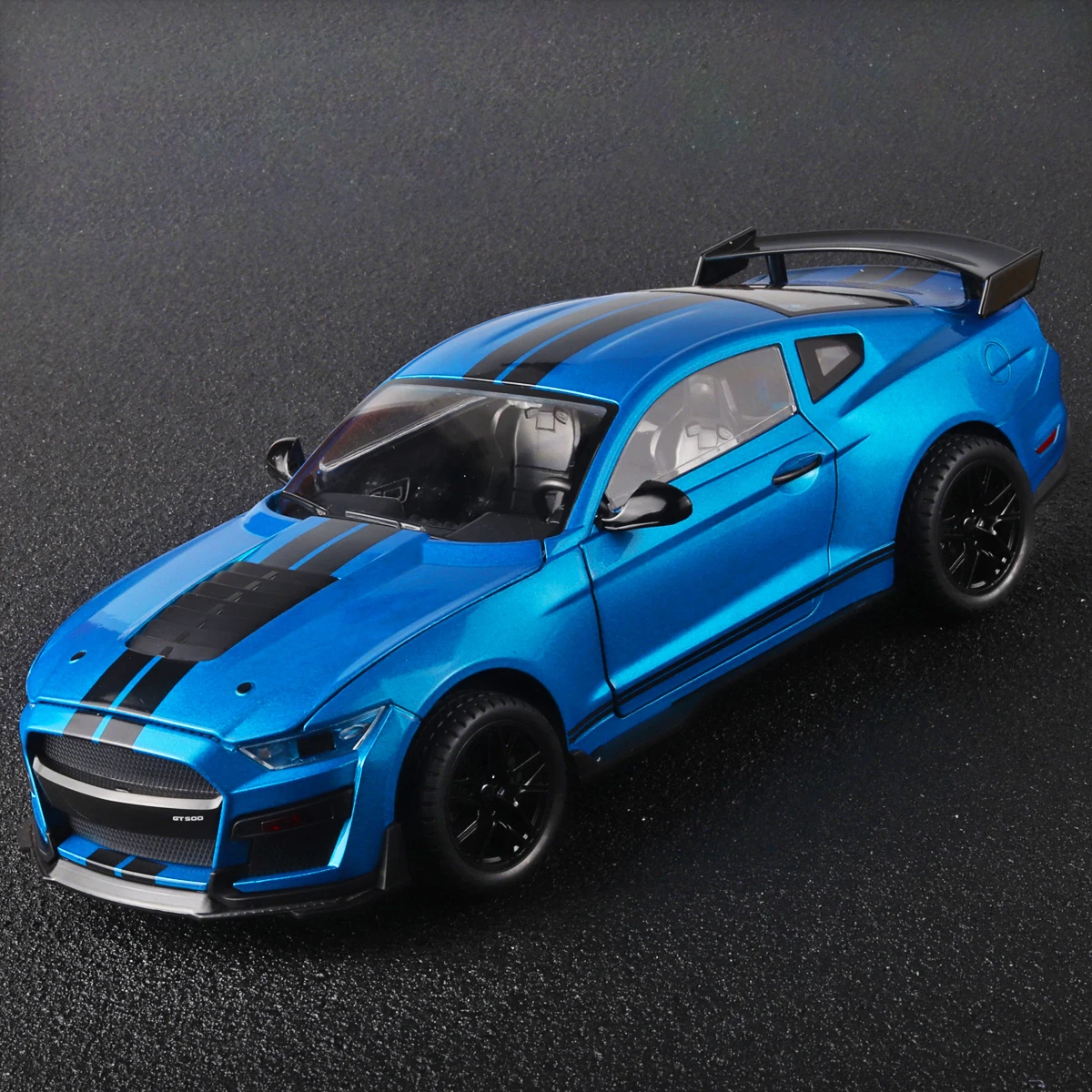 Large-1-18-Ford-Mustang-GT500-Miniatures-Alloy-Diecast-Metal-Vehicle ...