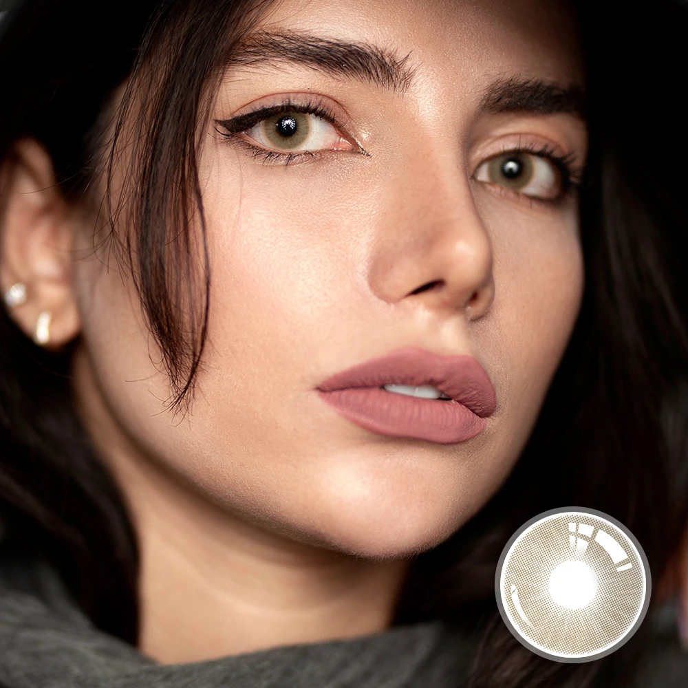 Grey Contacts On Dark Skin