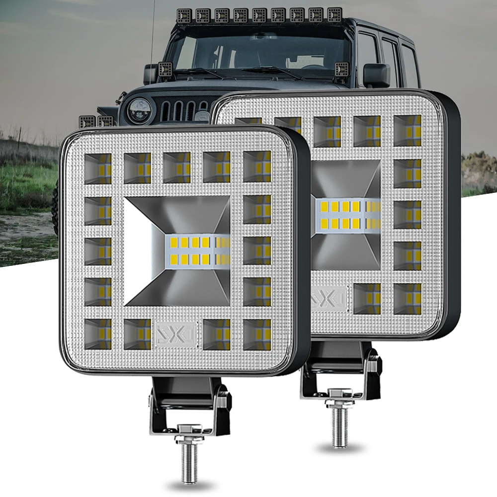 Car-LED-Work-Light-Combo-Beam-3030-SMD-87-Watts-Super-Bright-Flood-Spot ...