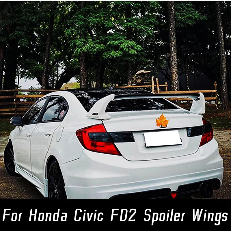 Para-2006-2015-Honda-Civic-FD2-Tronco-Tampa-Traseira-Bota-Tuning-Asas ...