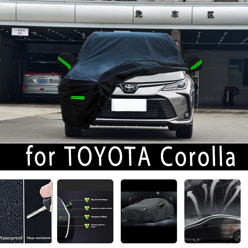 For-TOYOTA-Corolla-Outdoor-Protection-Full-Car-Covers-Snow-Cover ...