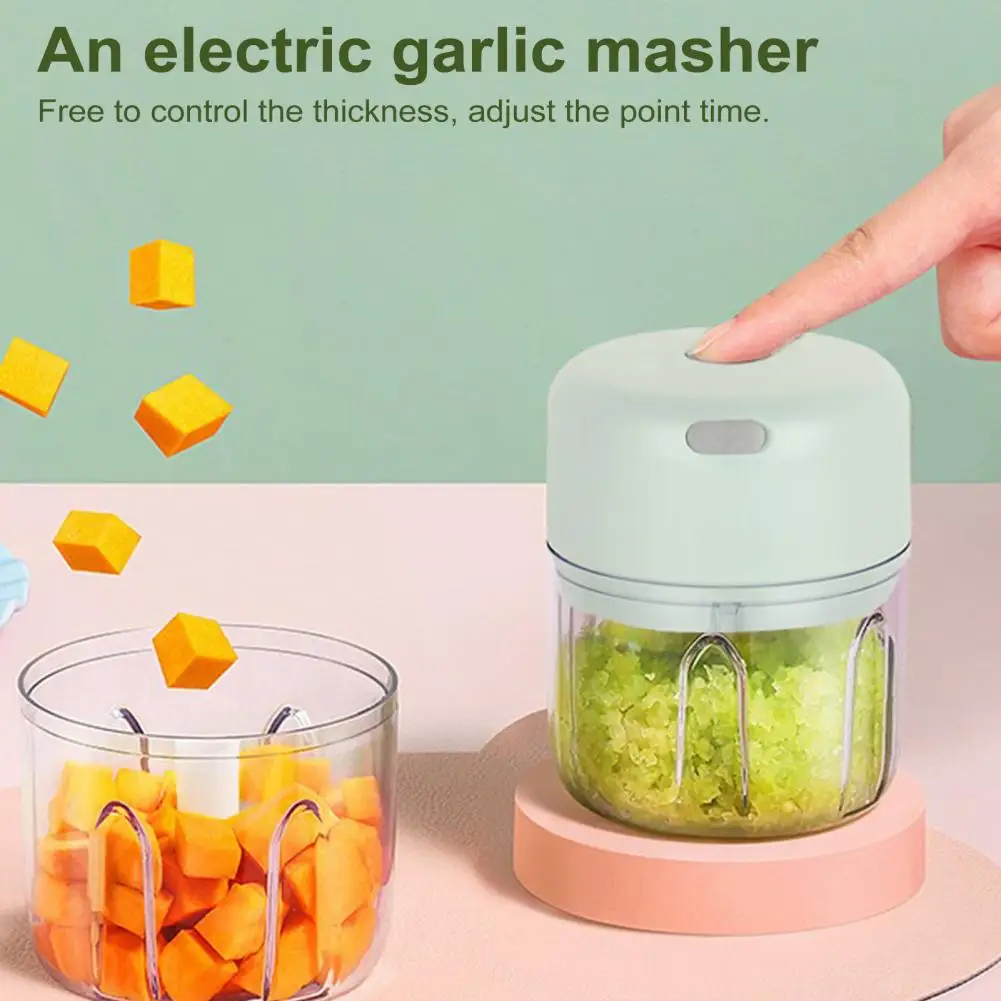Electric-Mini-Garlic-Chopper-Handheld-USB-Rechargeable-Food-Processor ...