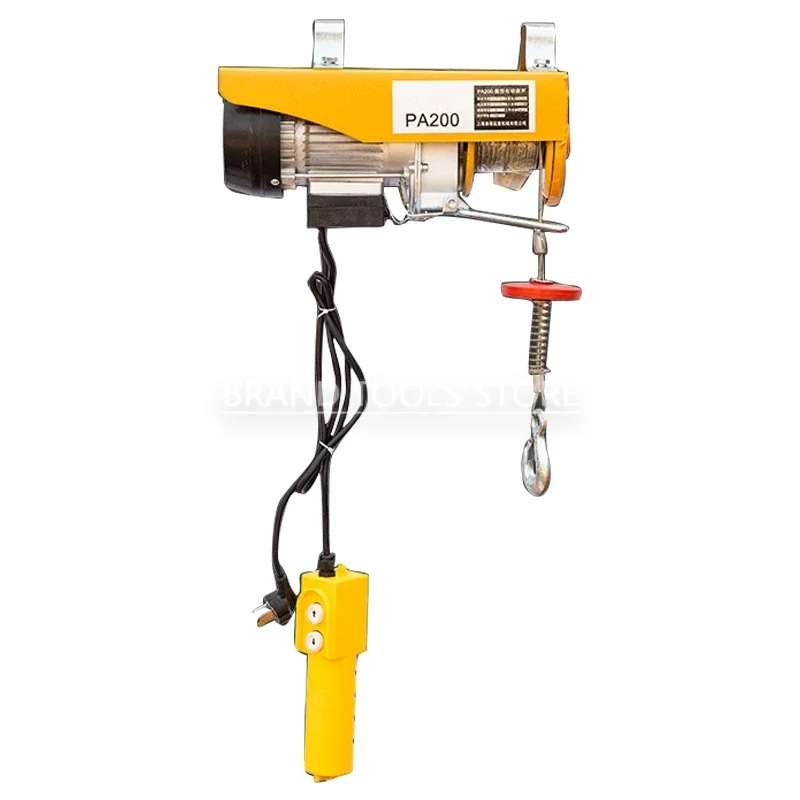 Electric Hoist 220V Crane Household Small Lift Hoist Portable Remote ...