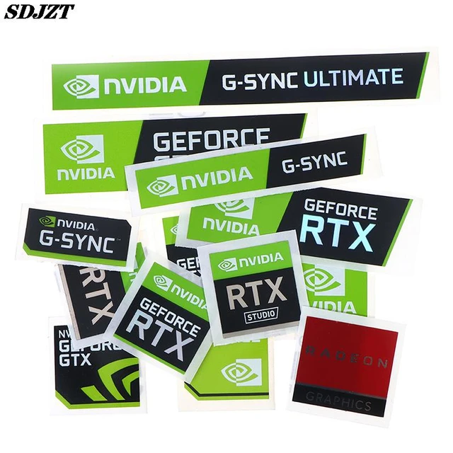 Graphics Nvidia Geforce RTX 3080 Label Aufkleber Sticker, 53% OFF