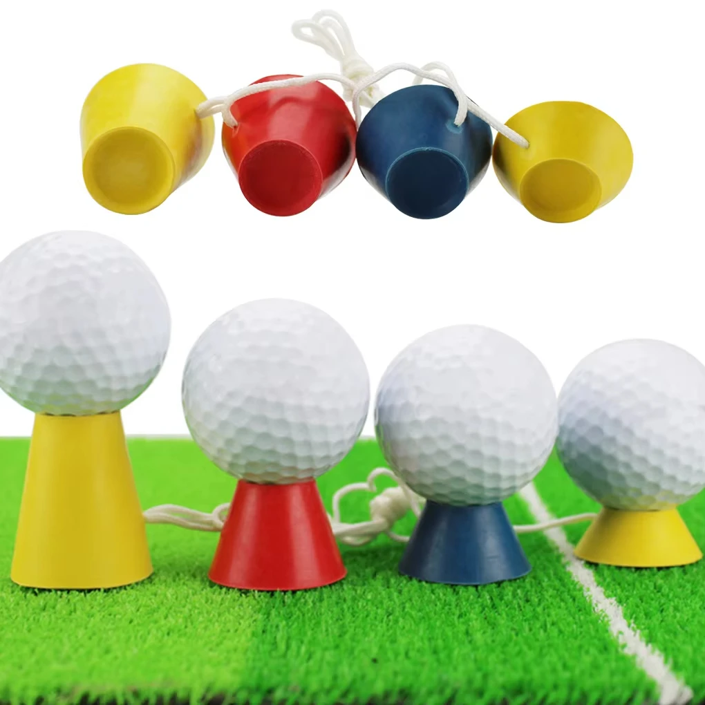 4-In-1 Golf Tees Different Heights Rubber Winter Golf Tees Driver Home ...