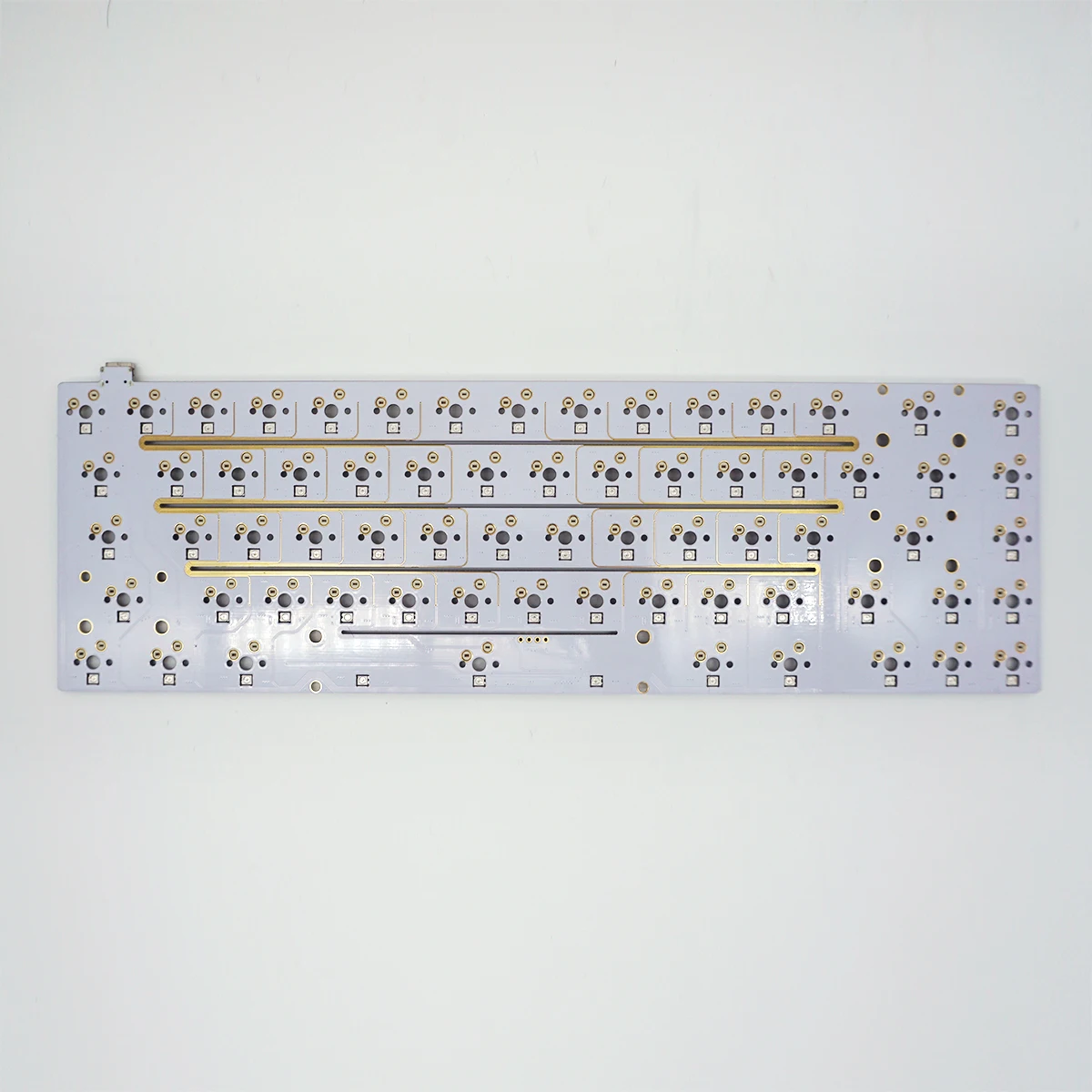 Keebox 65% 핫 스왑 PCB 맞춤형 키보드, KBD67 라이트용 65 레이아웃 RGB PCB, VIA 지원 ...