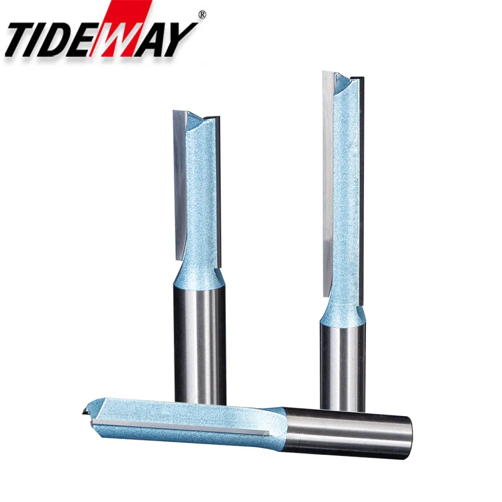 Tideway Industrial Grade 2 Flutes Inch Straight Router Bit Carbide ...