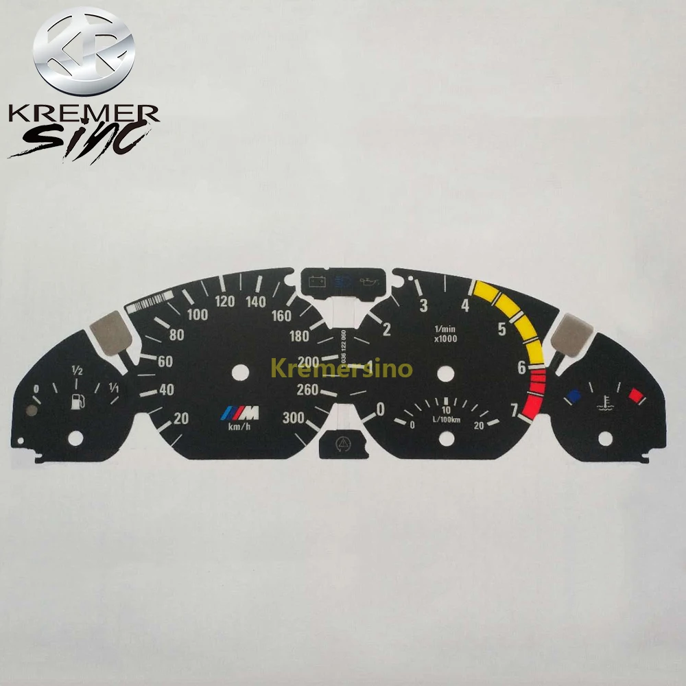 Dashboard Overlay Sticker Paper for BMW E46 Change to M3 Type E46 ...