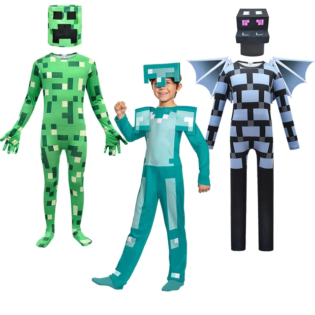 Minecraft Creeper Costume For Kids