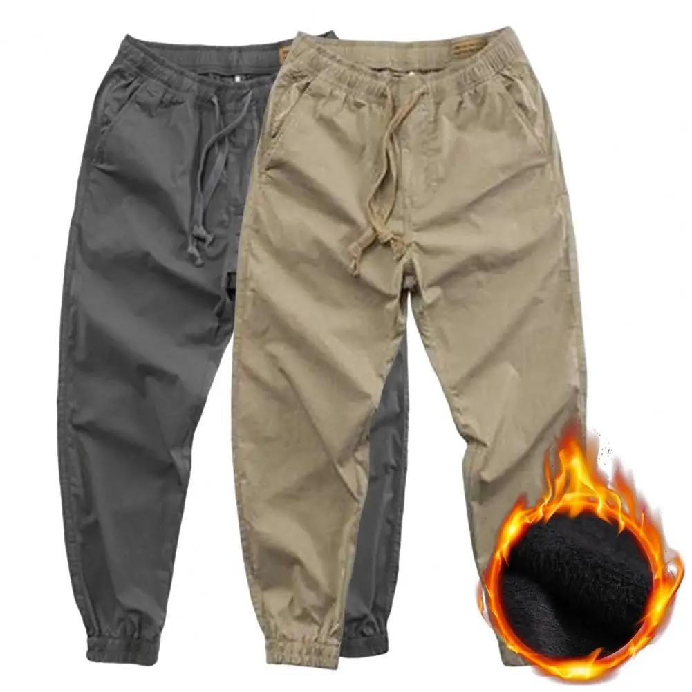 Men's Slim Fit Three-dimensional Tailoring Bunch Pants Men's Elastic ...
