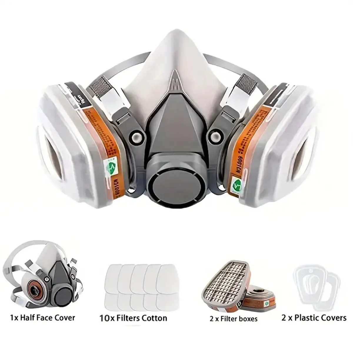 Anti-gas-mask-with-dual-filter-box-anti-gas-mask-for-coal-mine-spraying ...