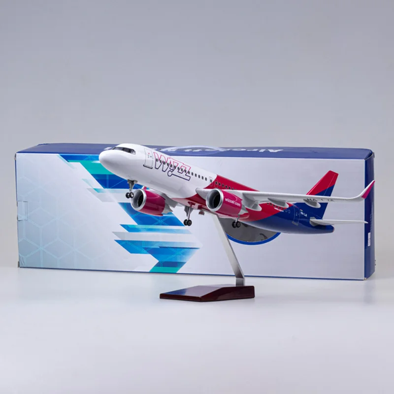 47CM-1-80-Airplane-A320NEO-A320-NEO-Wizz-Air-Airlines-Model-Toy-Light ...