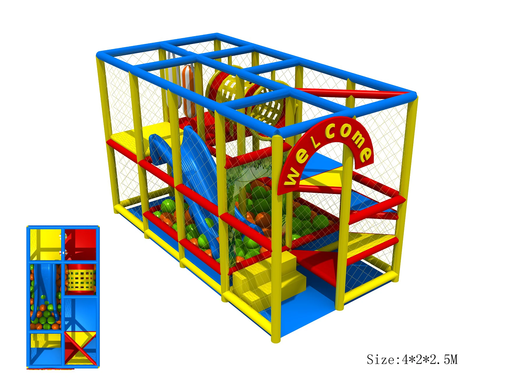 Premium-Quality-Children-Small-Indoor-Play-Castle-Eco-friendly-Kids ...