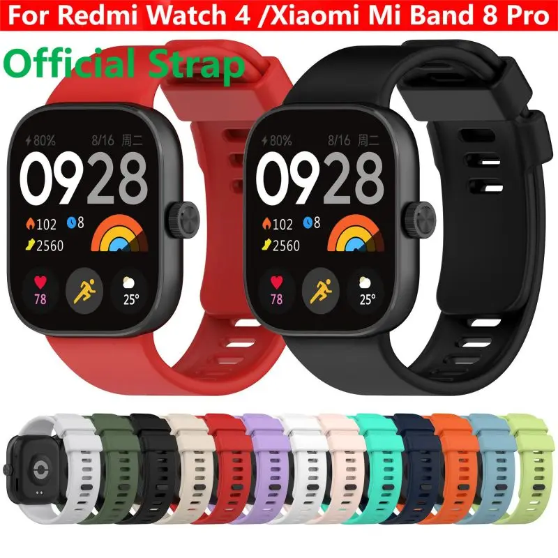 Silicone-Strap-For-Redmi-Watch-4-Sport-Smart-Watch-Bracelet-For-Xiaomi ...