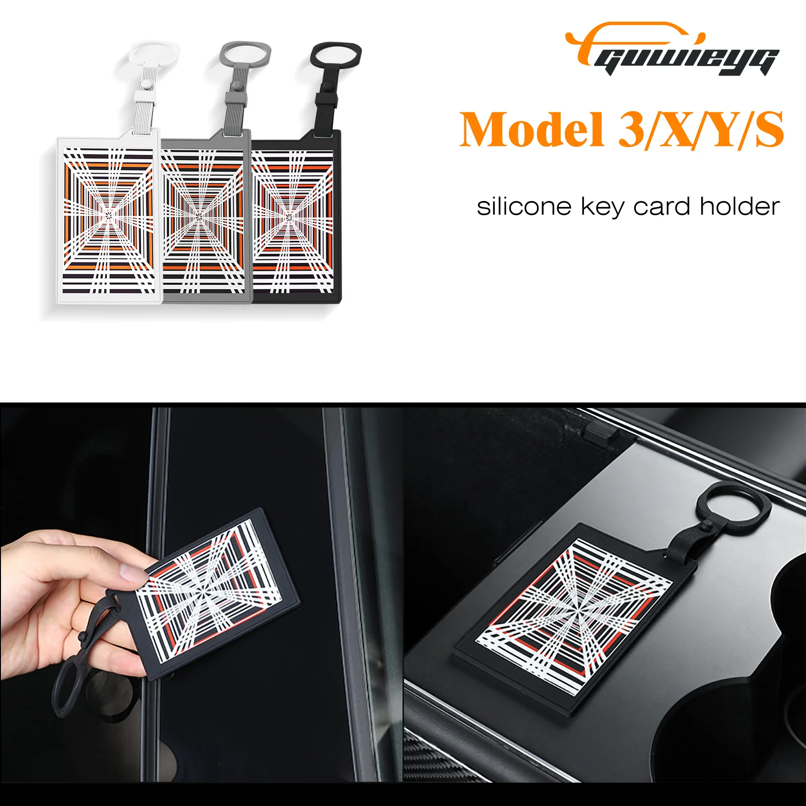Silicone Key Card Case – Universal Fit for Model 3/Y/S/X, Durable ...
