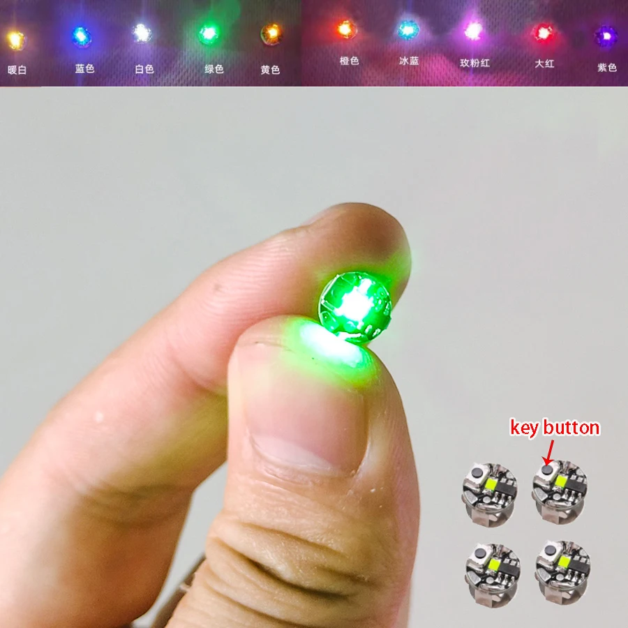 Size-7-1x7-6MM-Mini-Key-Button-Led-Single-Lamp-Model-Kit-Wireless-Light ...